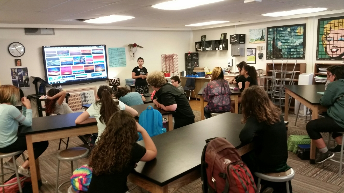 meggan working classroom 2017 - Public Academy for Performing Arts